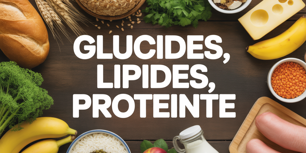 Tableau glucide lipide protéine des aliments essentiels pour