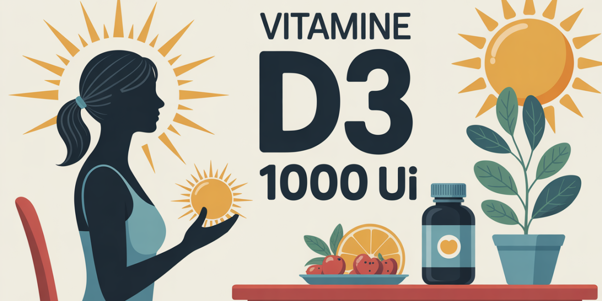 Vitamine D3 1000 UI : le dosage quotidien qui fait la différ